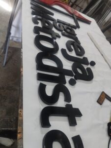 Letras em PVC Expandido